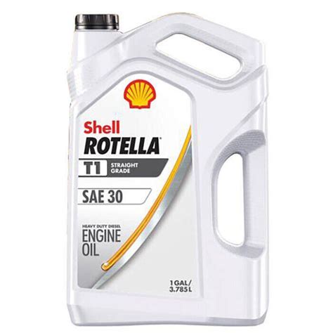 Shell Rotella T1 Straight Grade 30w Heavy Duty Diesel Engine Oil