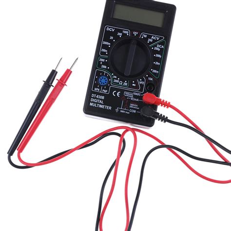 AC DC OHM Digital Multimeter Voltmeter Ammeter Volt Tester LCD Test Current Multimeter Overload