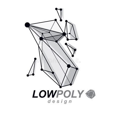 Abstract Three Dimensional Shape Vector Design Element Innovation