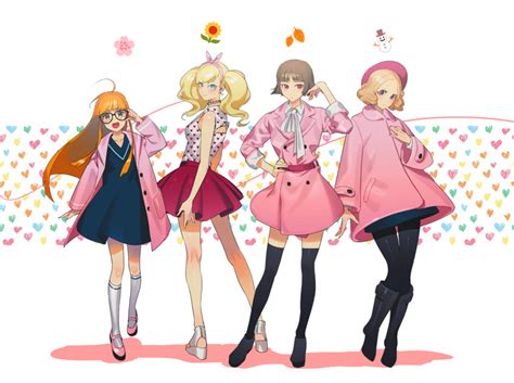 Takamaki Anne Sakura Futaba Niijima Makoto And Okumura Haru Persona And More Drawn By