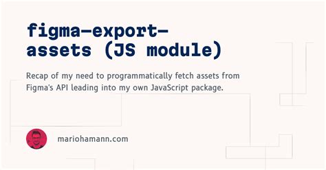 Figma Export Assets Js Module
