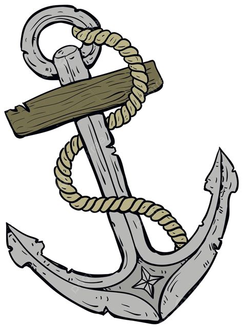 Desenho De âncora De âncora De Tema Marinho Vetor Png âncora Desenho