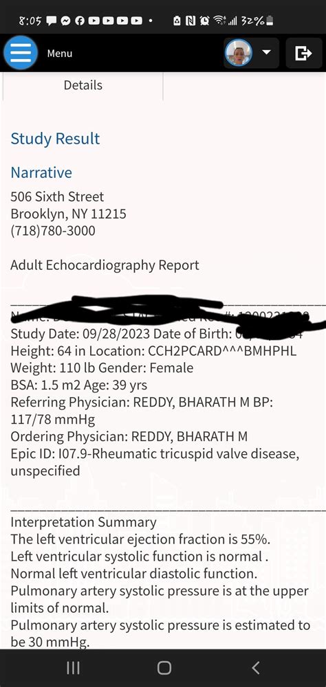 Echo Results Rheartfailure