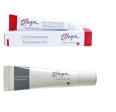 Thuya Lamination Basic Set Permanent Gel Tube And Neutraliser Cream