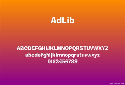 Adlib Font [otf Ttf]