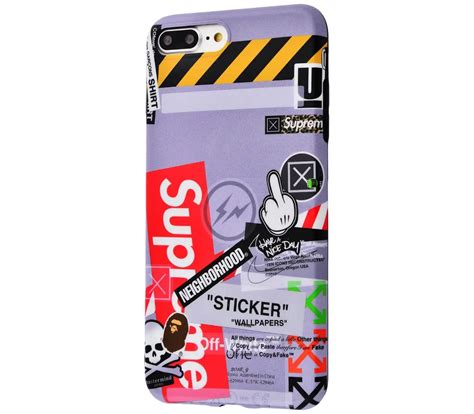 Чехол для iPhone 7 Plus / 8 Plus IMD "Yang Style 22" Supreme Blue