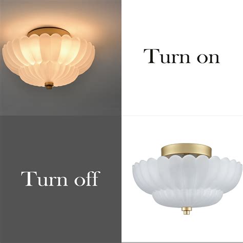 3 Light Modern Black Metal With Scalloped Milk Glass Claxy