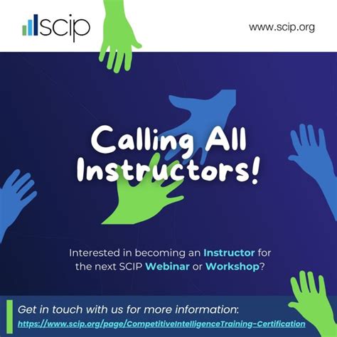 Scip Event Intelligence Global Education Training Beaninstructor