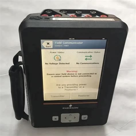 Emerson Ams Trex Communicator Rosemount Trexcfpklws3s Hart 475 Handheld