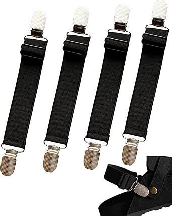 Bitsfans 4pcs Elastic Back Straps For Sandals Heel Straps