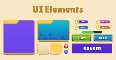 Premium Vector Premium Vector Fantasy Game Ui Kit And Elements