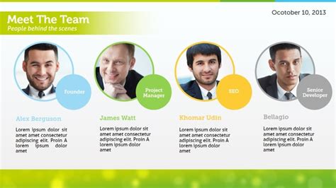 Bokeh Powerpoint Template Presentation Templates Graphicriver