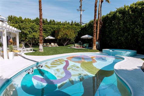 Alex Probas Graphic Swimming Pools Are A Celebration Of Colour