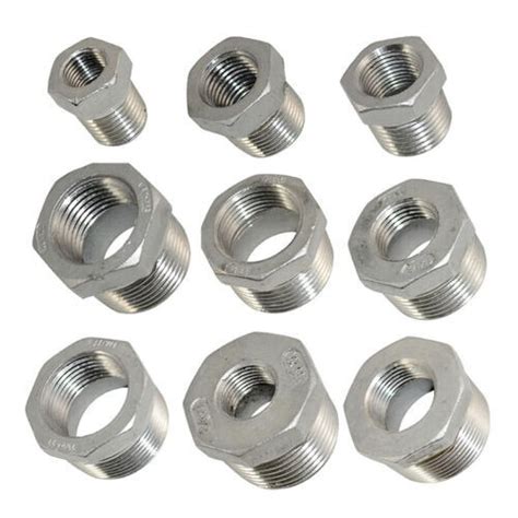 M16x15 Male X Metric Female Thread Hex Reducer Bushing Pipe Fitting