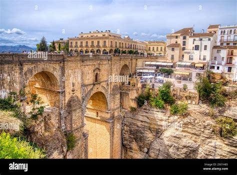 Ronda Spain September 2 2023 The Historic Mountaintop Village Of