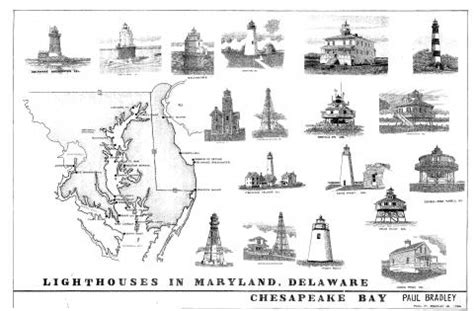 Lighthouses In Maryland Delaware And Chesapeake Bay Uslhs Digital Archive