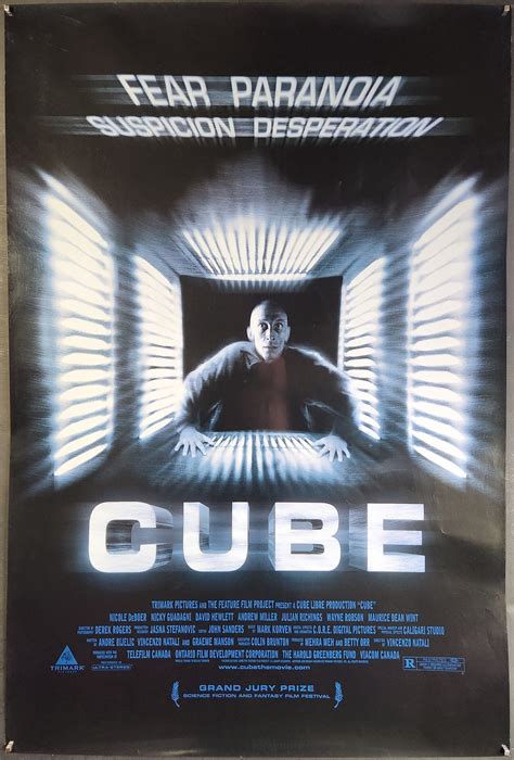 Cube An Original Vintage Movie Poster For Vincenzo Natalis Existential