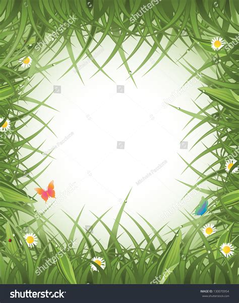 Spring Grass Background  Stock Illustration 130070954 Shutterstock