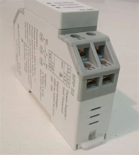 2 Pole Current Relay Multispan Spp 22 Single Phase Preventer For Electrical Panels 3 W At Rs