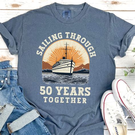 50th Wedding Anniversary Cruise T For Couple Sailing Through 50