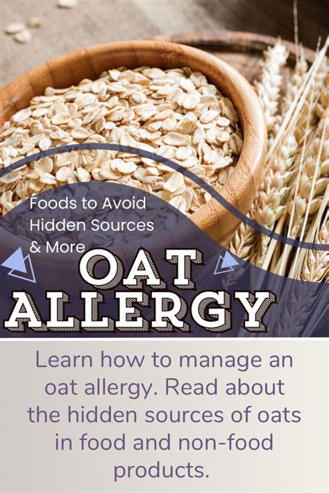 Oat Allergy Information Foods To Avoid Food Info Food Allergies