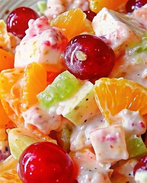 Creamy Fruit Salad Tasty Recipes