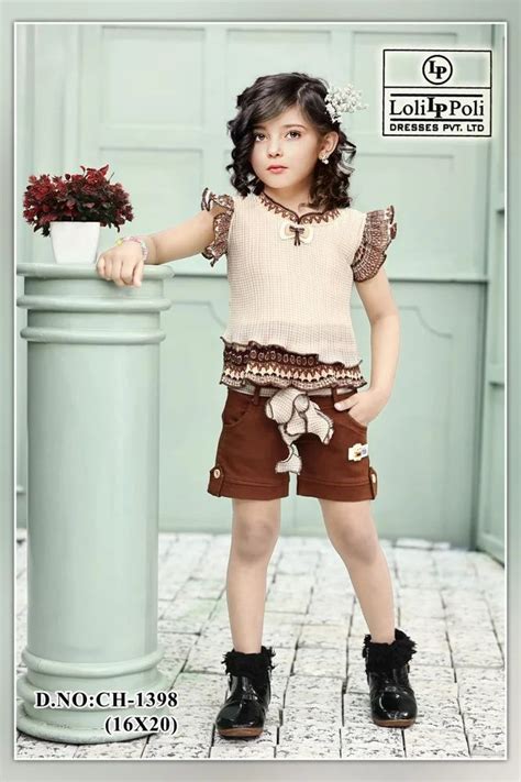 Girls Ch 1398 Girl Casual Wear Top Short Pant Set At ₹ 415piece In Kolkata