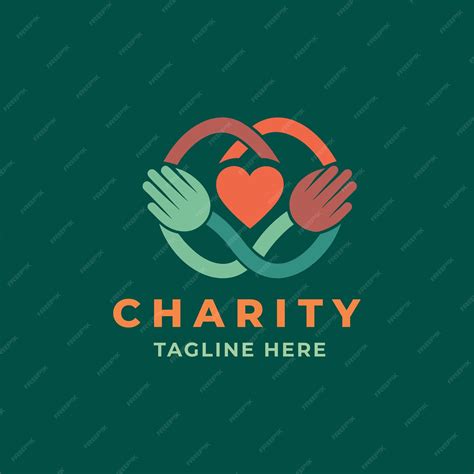Hand Heart Logo Design Template Premium Ai Generated Vector