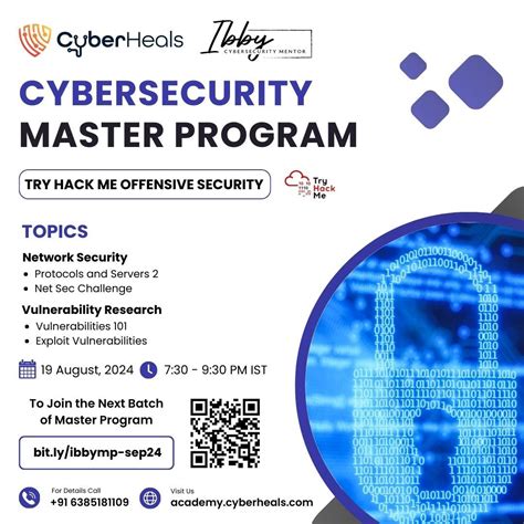 Ibby Cyber Security Mentor On Linkedin Cybersecurity Master Program Topics Network Security 👉