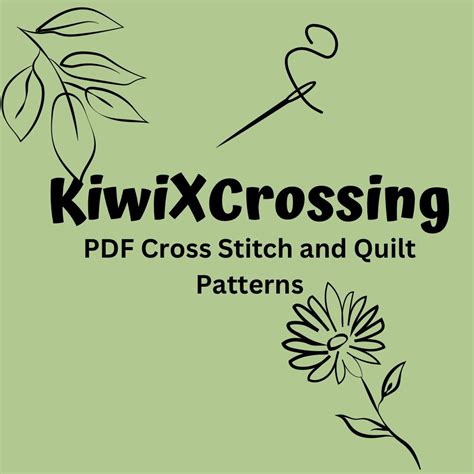 Pdf Cross Stitch Pattern Koru 1 Felt