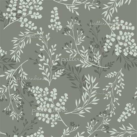 Wild Green Forest Leaves By Prisma Studio Seamless Repeat Royalty Free