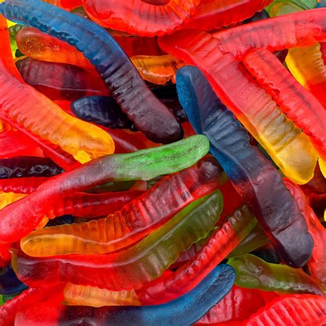 Black Forest Gummy Worms Candy 5 Pound Bulk Bag Gummy