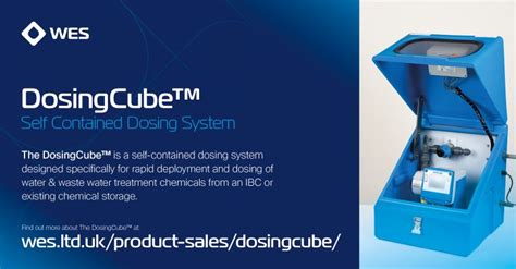 Wes Ltd On Linkedin Dosingcube™ Wes Chemical Dosing And Fluid Handling