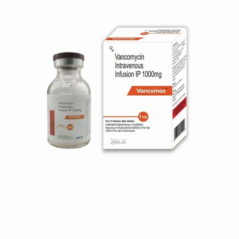 1000mg Vancomax Vancomycin Hydrochloride Sterile Infusion At ₹ 489vial