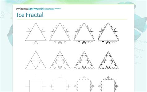 Ice Fractal From Wolfram Mathworld