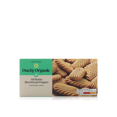 Waitrose Duchy Organic Shortbread Fingers 160g