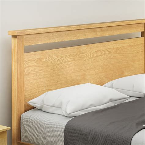 Nero American Oak Double Bed Frame