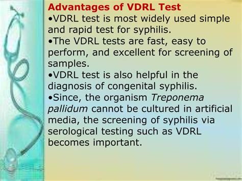 Vdrl Test For Syphilis Pptx Infectious Diseases Diseases And