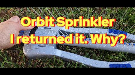 Orbit Max Oscillating Sled Lawn Sprinkler 4000 Sq Ft Youtube