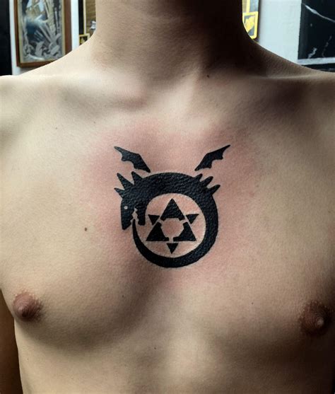 Fullmetal Alchemist Ouroboros Tattoo