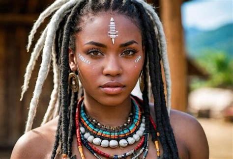 Beutiful African Indigenous People Two Young Beautiful African Fashion