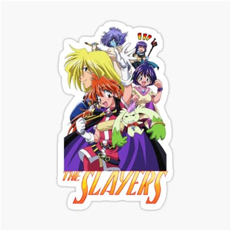 Slayers Group And Logo Sticker For Sale By Sillyfun Redbubble