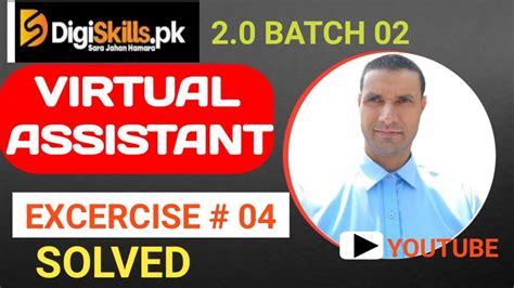 Digiskills Virtual Assistant Exercise No 4 Batch 20 Virtual Assistant Exercise No 4