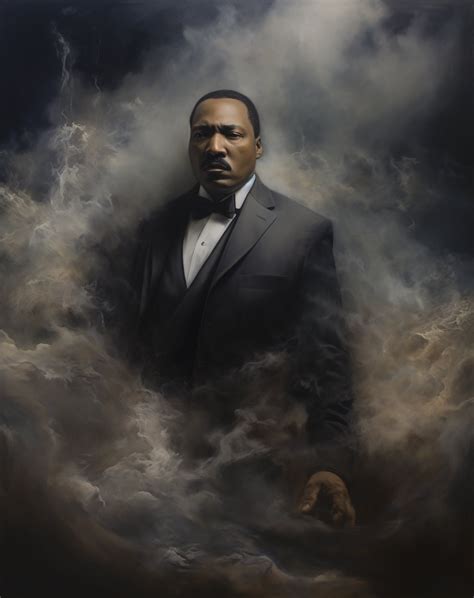 Martin Luther King Jr Fine Art Print With Mat Mlk Jr Black Civil