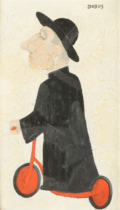 Lot Eugene Dobos B 1933 Priest On Scooter