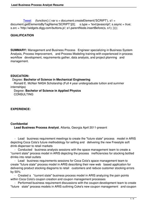 Business Analyst Documents Templates