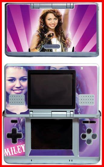 Hannah Montana Miley Cyrus Game Skin For Nintendo Ds H