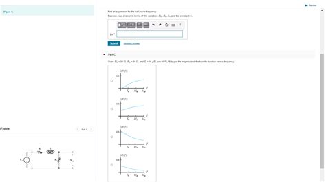 Solved U Review Figure 1 Find An Expression For The