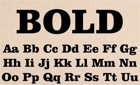 Bold Font Essentials Top Tools For All Situations