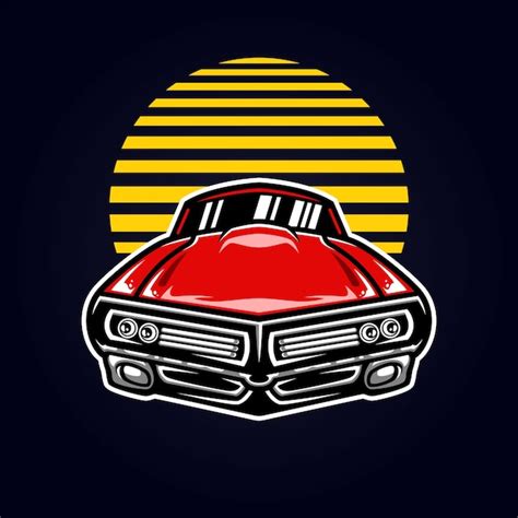 Premium Vector Car Masscot Illustration Vector